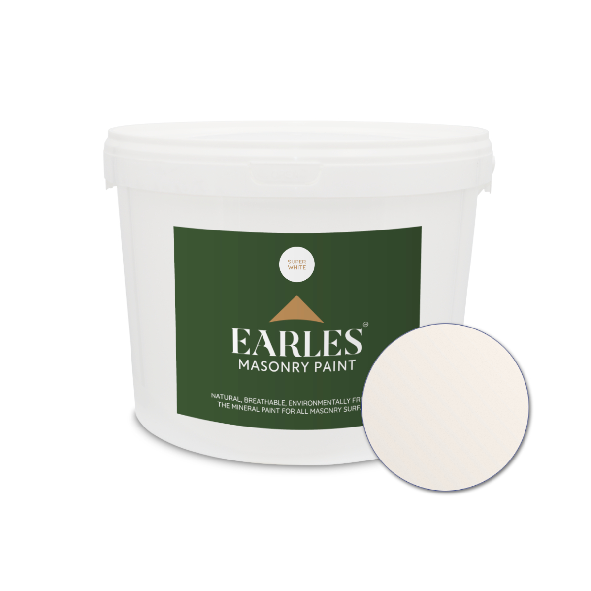 Earles Masonry Paint Tubs - Linen - Earles Paint